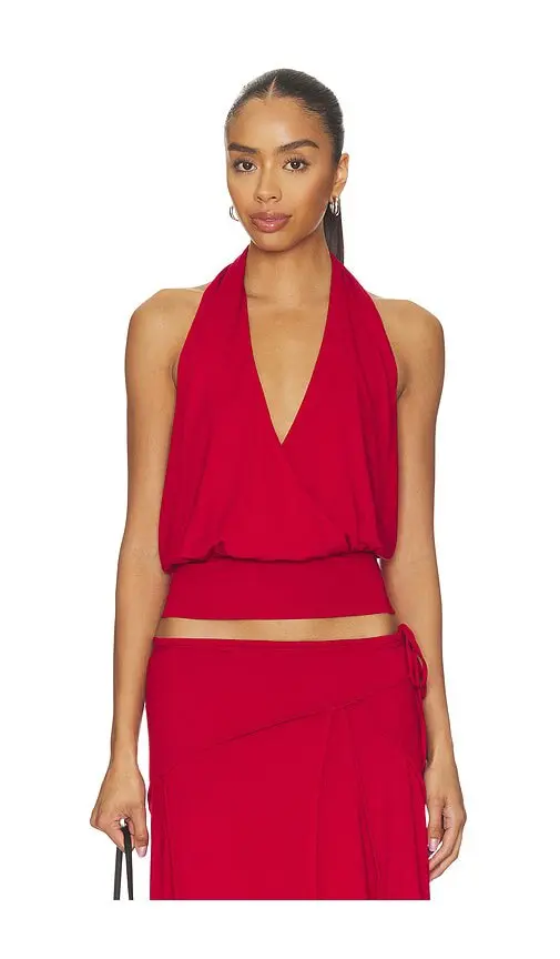 With Jéan X Sharni Top - Red