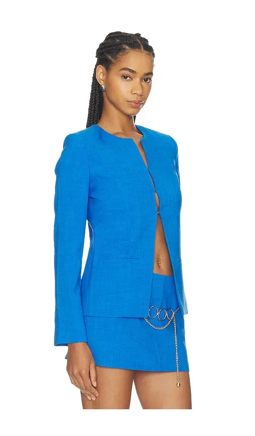 Amanda Uprichard Capria Top In Blue