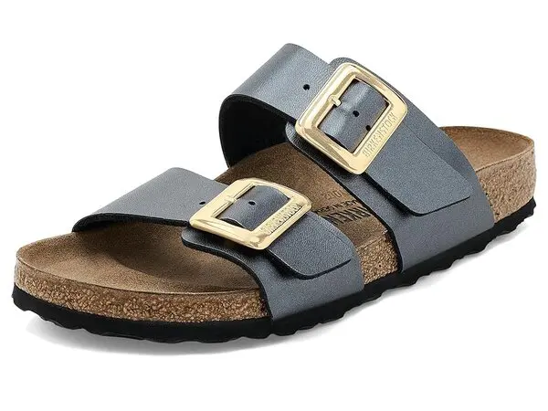 BIRKENSTOCK Sydney Luxe Buckle Synthetic Sandals - Black