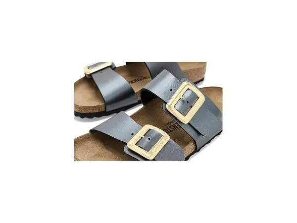 BIRKENSTOCK Sydney Luxe Buckle Sandals - Black