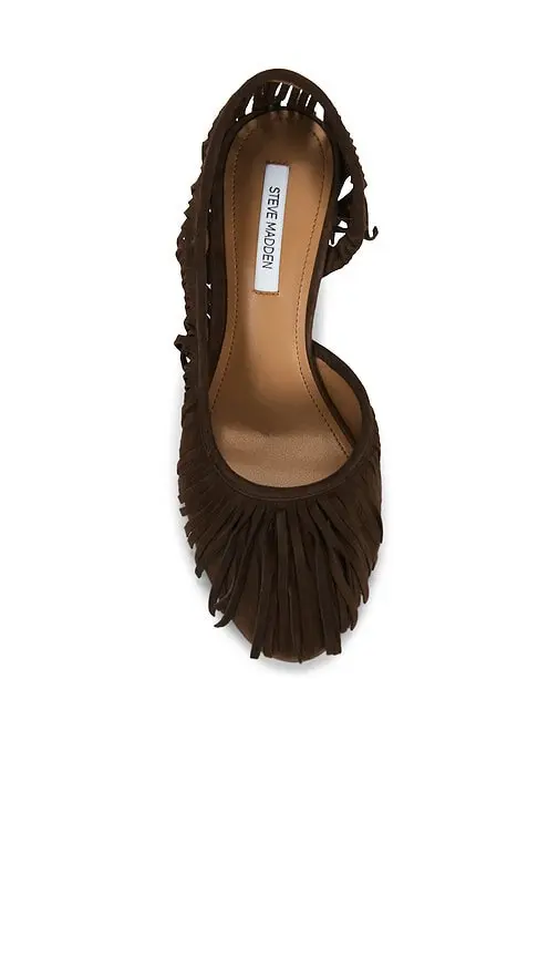 Steve Madden Greer Heels With Fringe Detailing