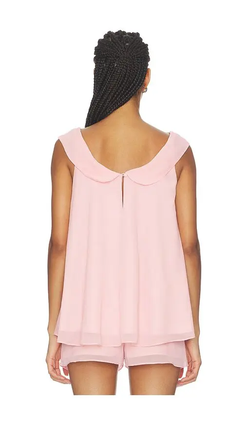 Amanda Uprichard Polly Top - Pink