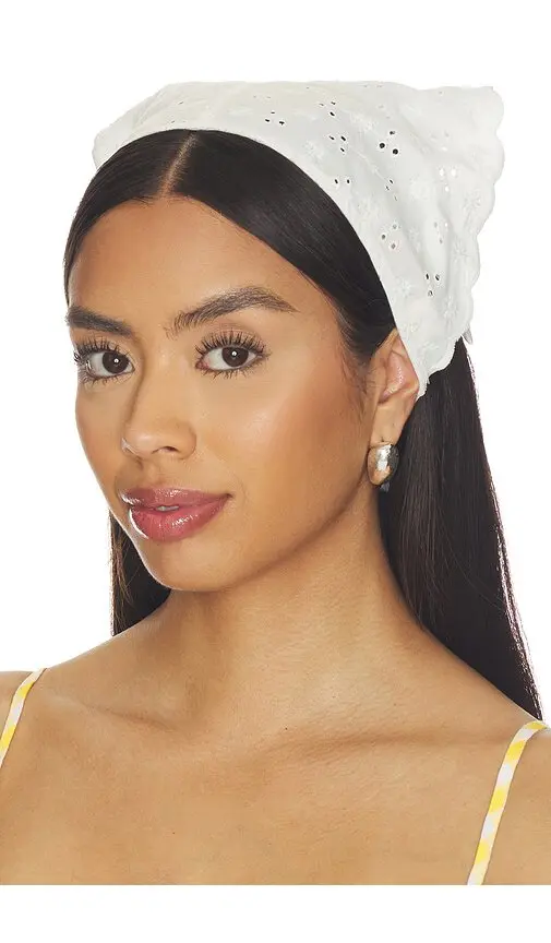 Faithfull The Brand Clementina Head Scarf - White