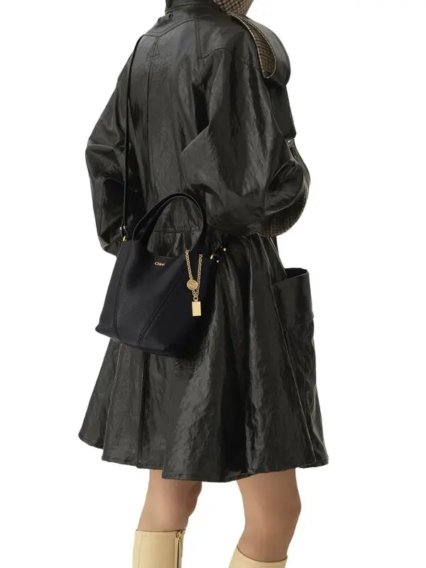 Chloé Spin Small Tote Bag - Black