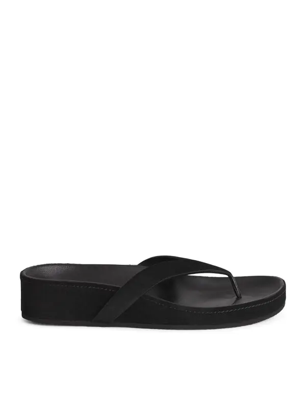 Phoebe Philo Round Leather Flip Flop