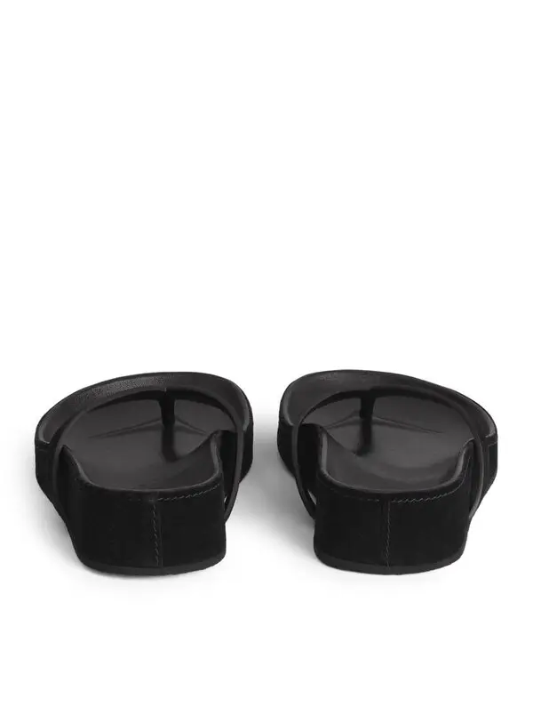 Phoebe Philo Round Leather Flip Flop