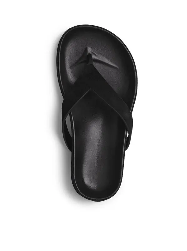 Phoebe Philo Round Leather Flip Flop