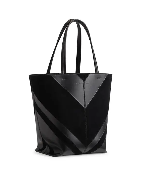 Phoebe Philo Black Suede Pot Cabas