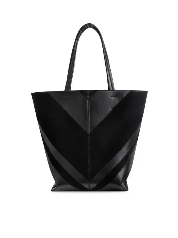 Phoebe Philo Black Suede Pot Cabas