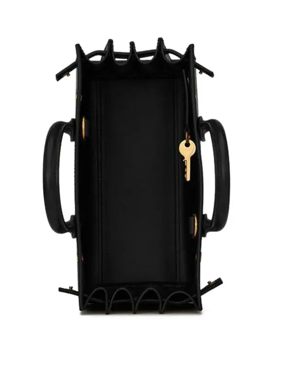 Saint Laurent Smooth Leather Sac De Jour Bag Nano - Black