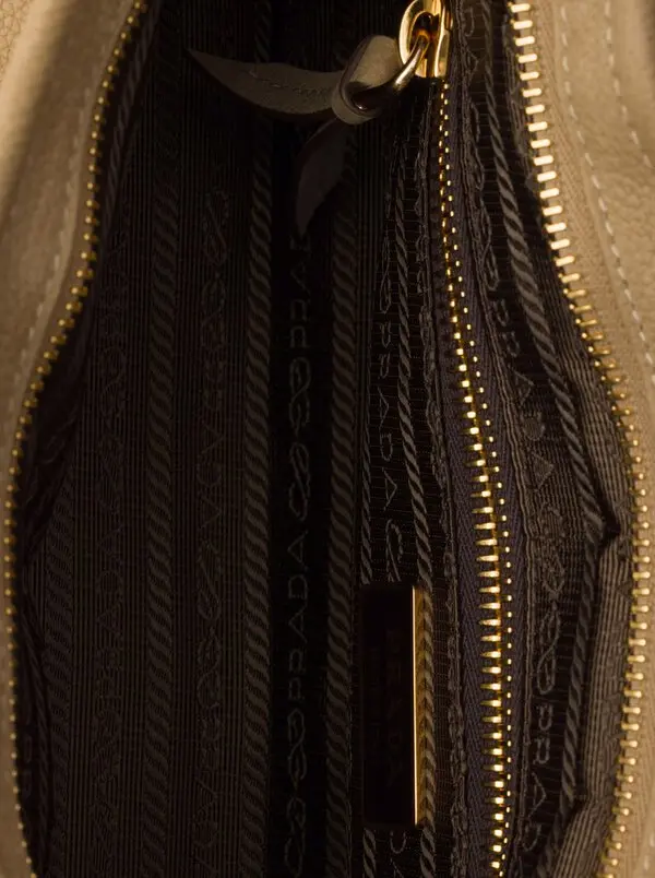 Prada Bonnie Medium Handbag In Nubuck Leather