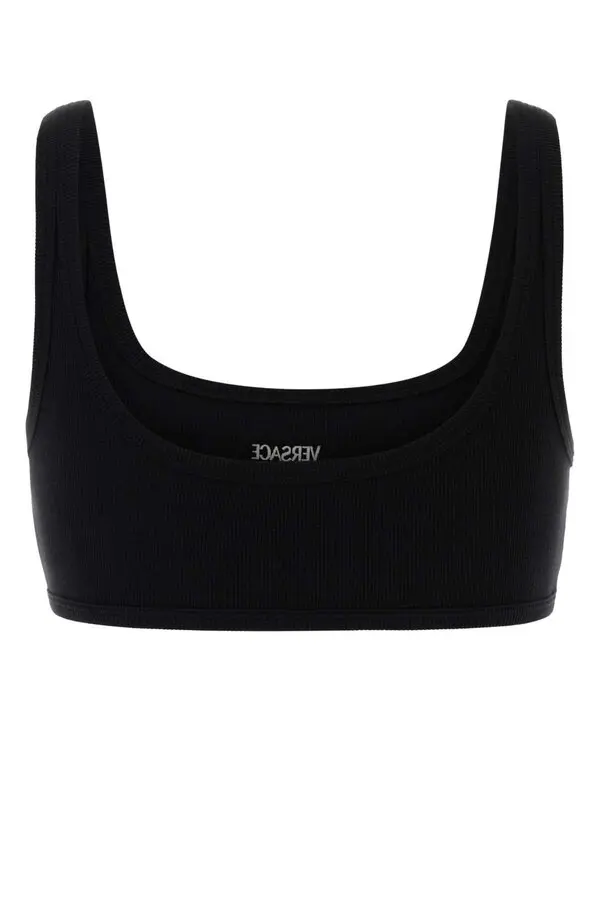 Versace Stretch Cotton Bra