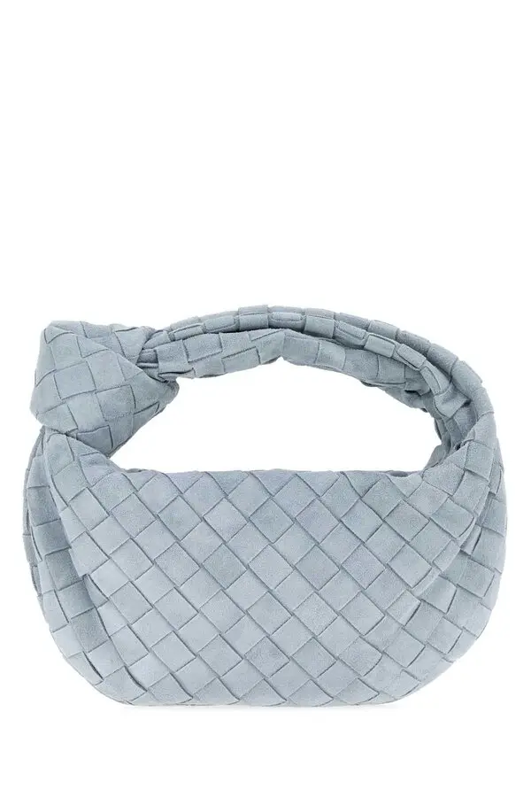 Bottega Veneta Light Suede Mini Jodie Handbag - Blue