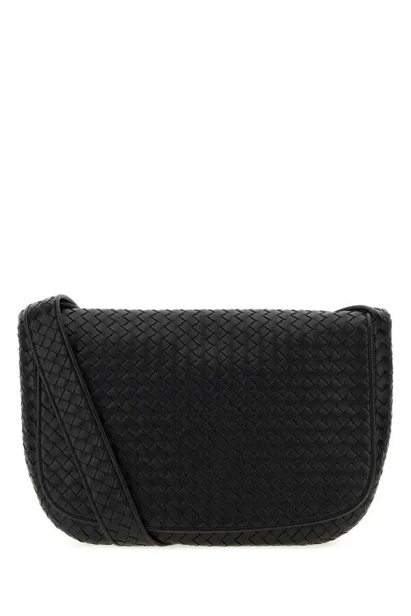 Bottega Veneta Leather Crossbody Bag - Black