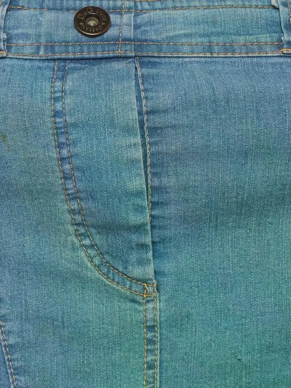 Dolce & Gabbana Open-back Denim Top