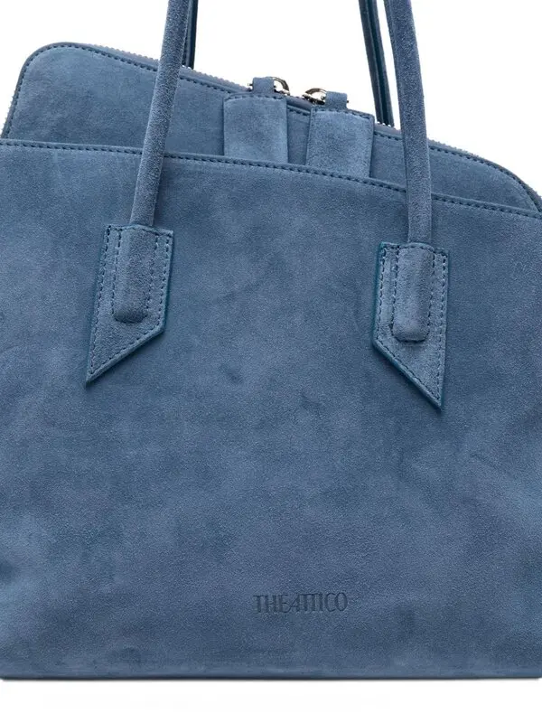 Attico La Passeggiata Medium Leather Shoulder Bag - Multicolor