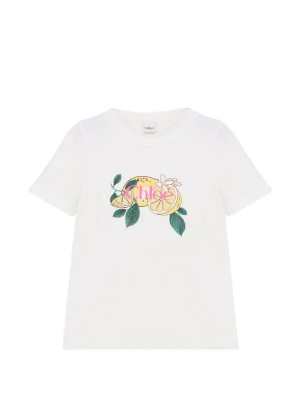 Chloé Printed Cotton T-shirt