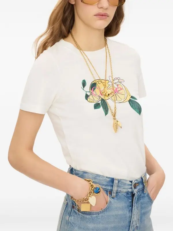 Chloé Printed Cotton T-shirt