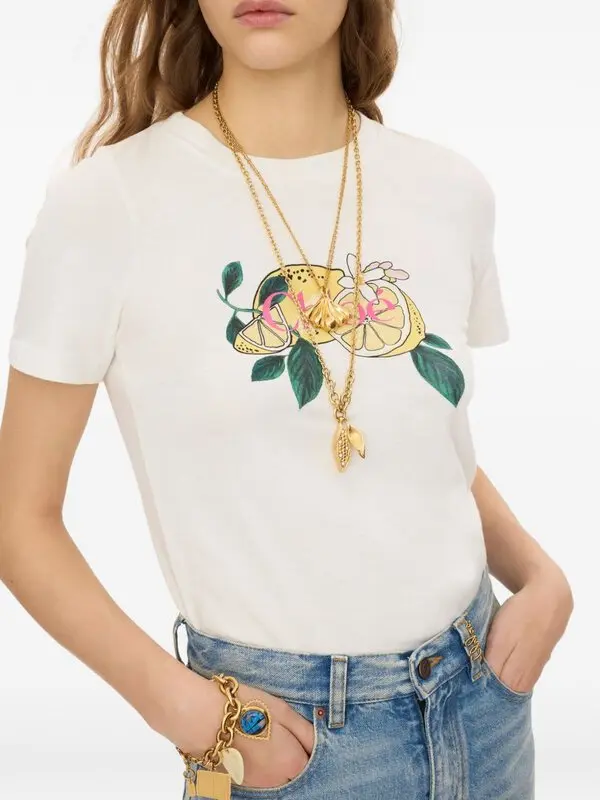 Chloé Printed Cotton T-shirt