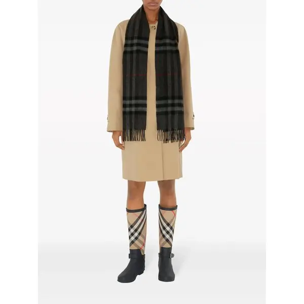 Burberry Grey Scarves - Gray