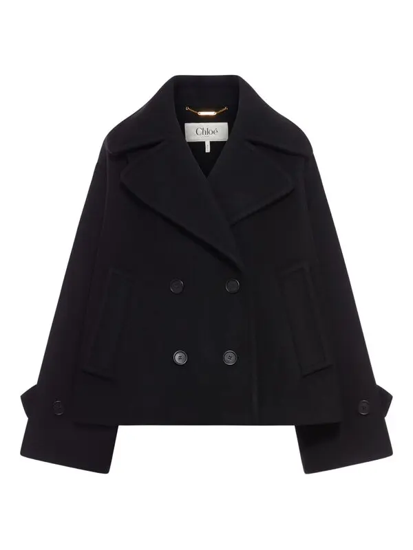 Chloé Wool Coat - Multicolor