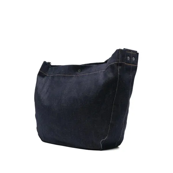 A.p.c. Indigo Cotton Satchel Bag