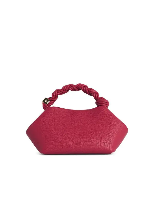 GANNI Small 'bou' Bag In Persian Hamme Leather With Top Handle