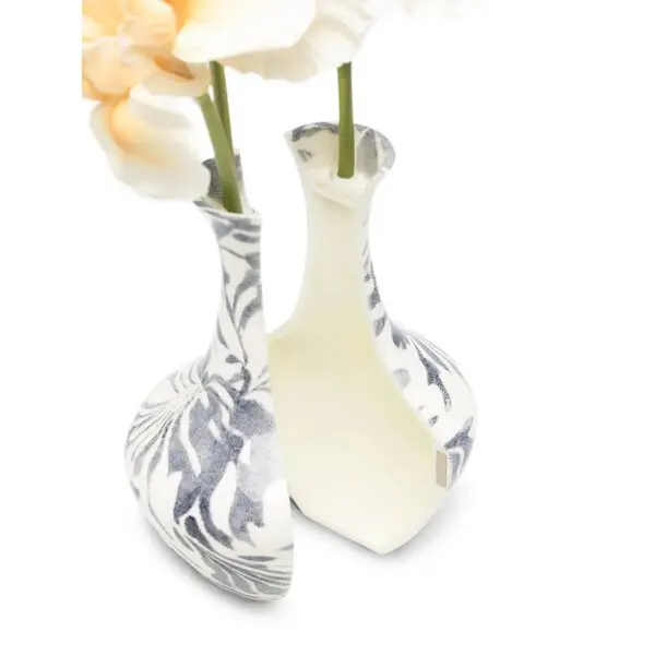 Cult Gaia Ivory Vase Clutch Bag