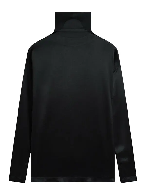 Phoebe Philo Silk Knot Neck Top - Black