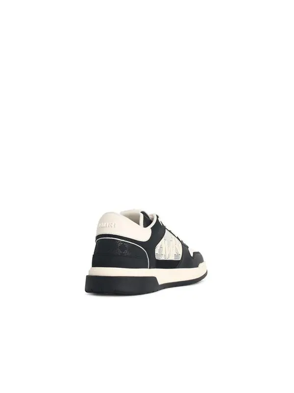 Amiri Ma Quad Debossed Classic Low Leather Blend Sneakers