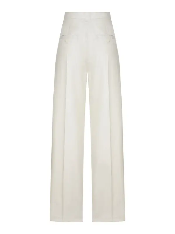 Phoebe Philo Silk Blend Chino Trousers