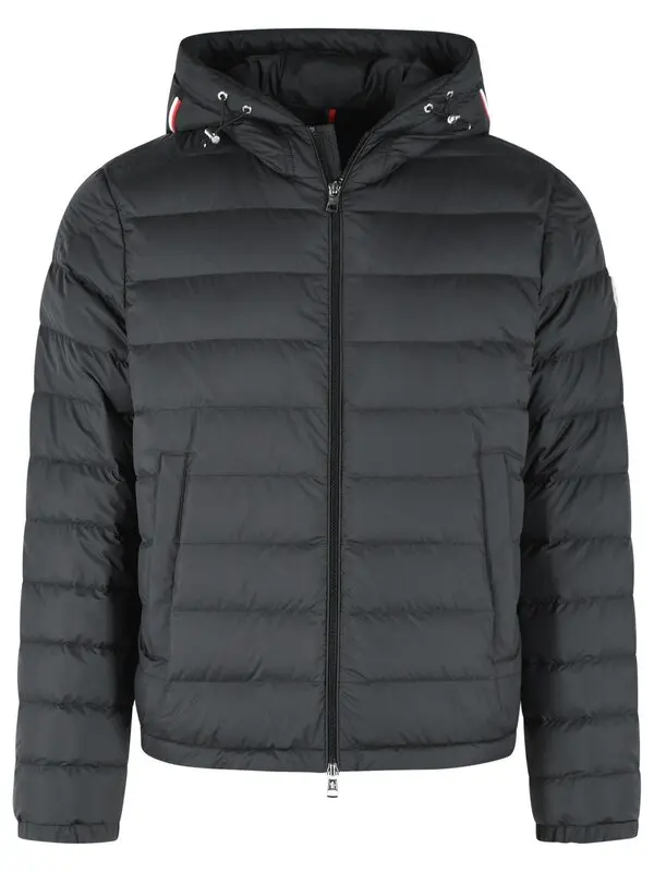 Moncler Vermeil Short Hooded Down Jacket