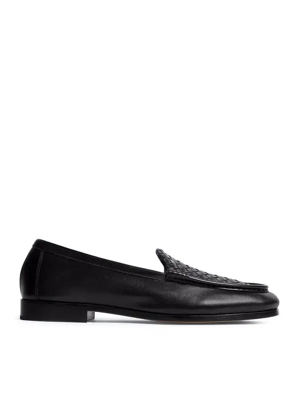 Bottega Veneta Silenzio Loafers - Black