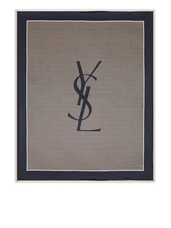 Saint Laurent Cassandre Pareo In Silk Charmeuse