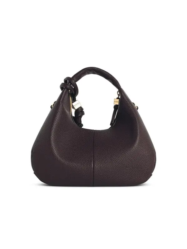 GANNI Eco Leather Mini Hobo Bag