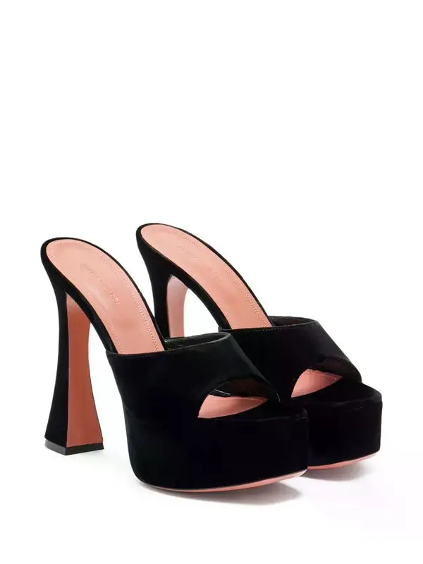 Amina Muaddi Dalida Platform Sandals