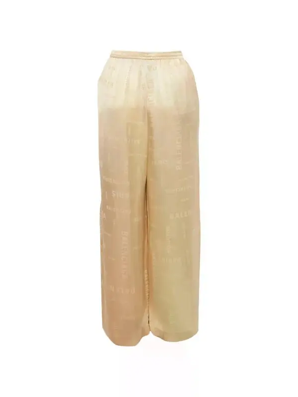 Balenciaga Logo Jacquard Trousers