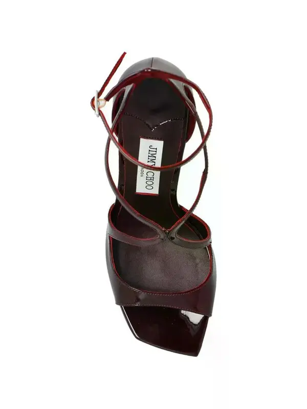 JIMMY CHOO Azia 95 Leather Heeled Sandals