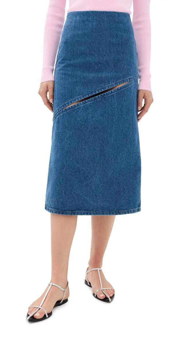 JIL SANDER Denim Skirt