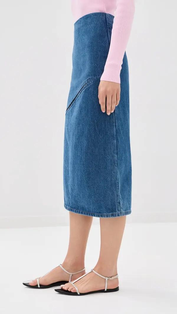 JIL SANDER Denim Skirt