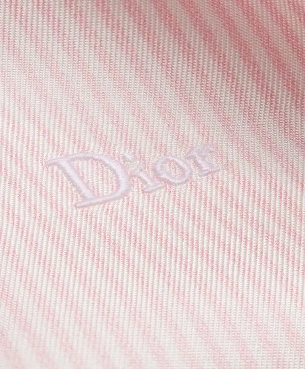 Dior Embroidered Blouse With Mother-of-pearl Buttons
