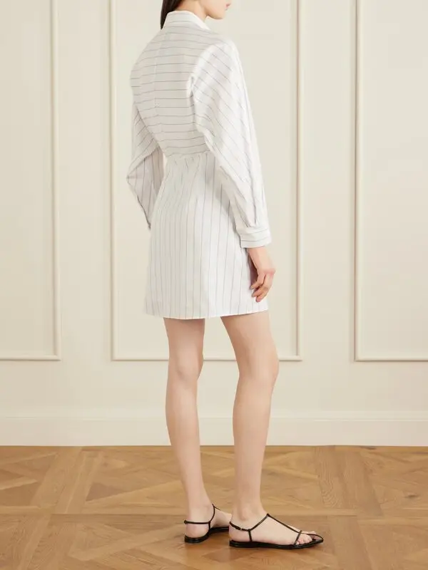 Theory Striped Mini Dress