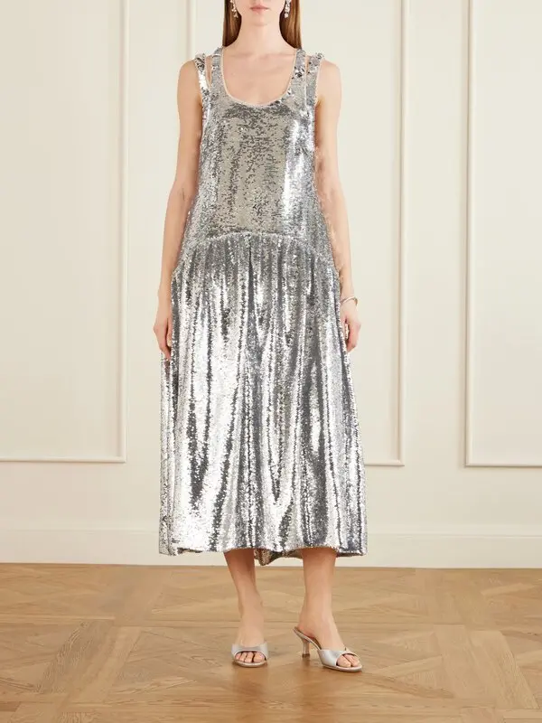 Simone Rocha Sequined Maxi Dress