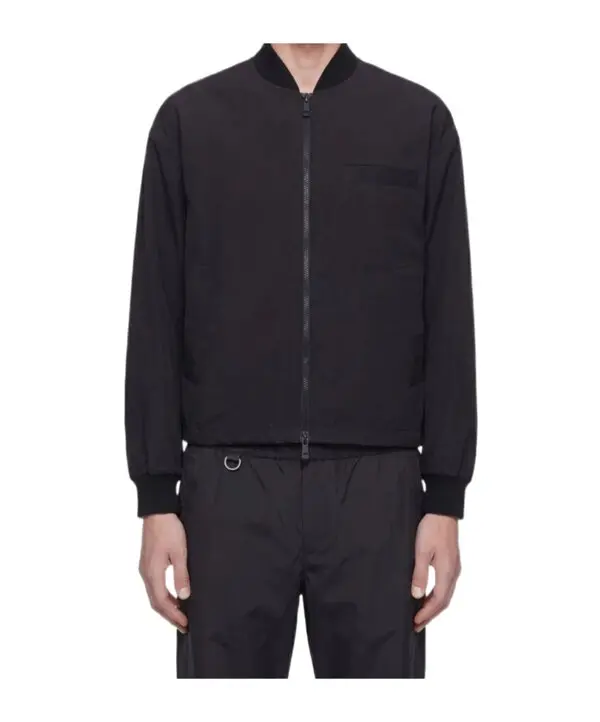 Herno Perforated-panel Bomber Jacket