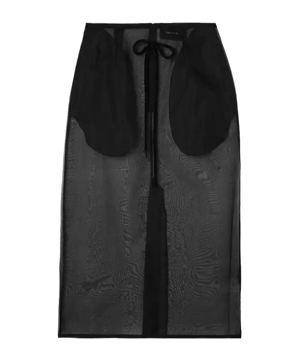 Simone Rocha Bow-decorated Midi Skirt