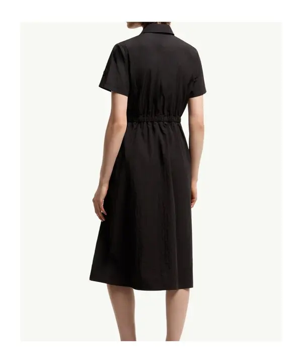 Moncler Pleated Mid-length Shirt Dress