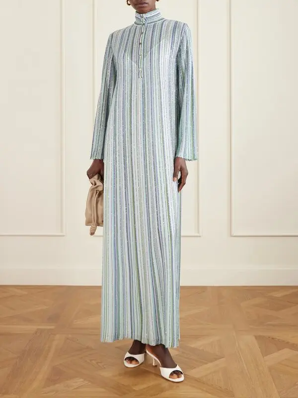 Missoni Sequined Striped Dress