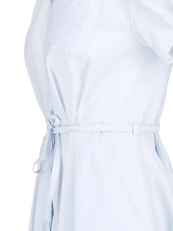 Loewe Round Neck Short Sleeve Dress