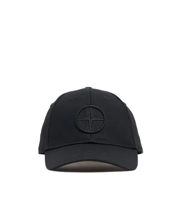 Stone Island Logo Cotton Baseball Cap