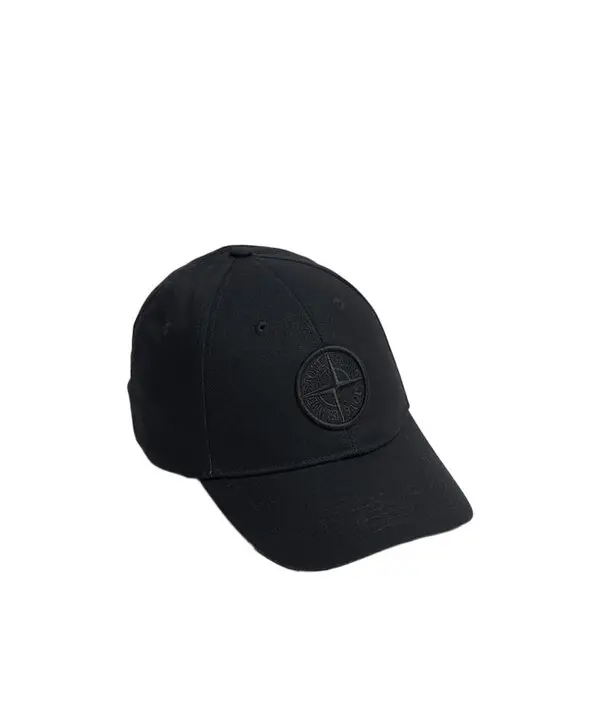 Stone Island Logo Cotton Baseball Cap